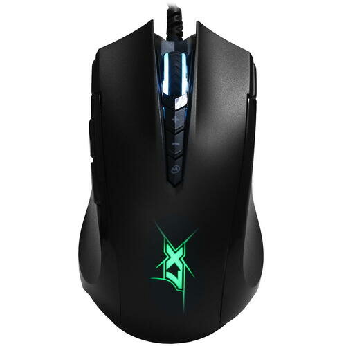 Мышь A4 Tech X89 черный оптическая (2400dpi) USB (8but)