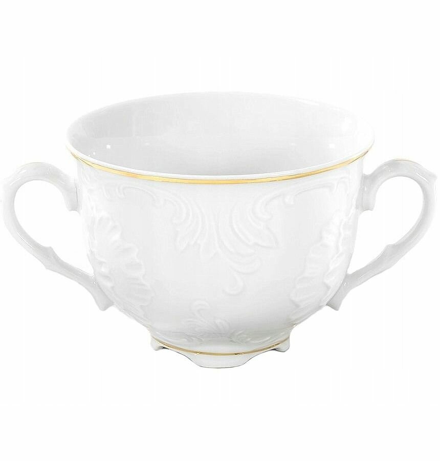 Чашка для бульона 330мл Rococo, декор "Отводка золото" 1 шт.