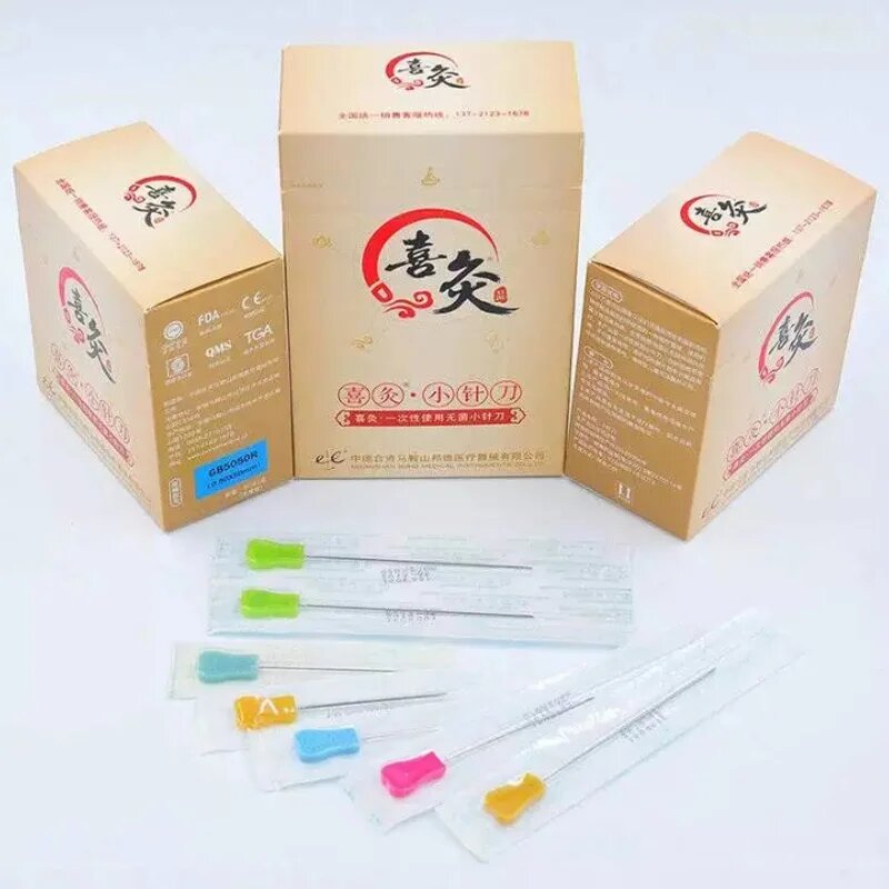 Одноразовые иглы Blessfun для акупунктуры 50 шт. 0.40x50mm