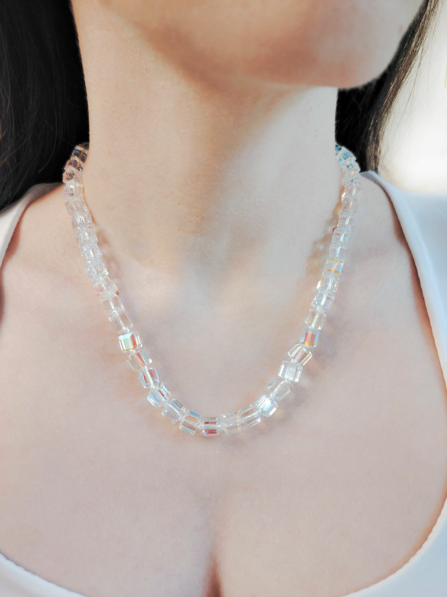 Колье, стекло