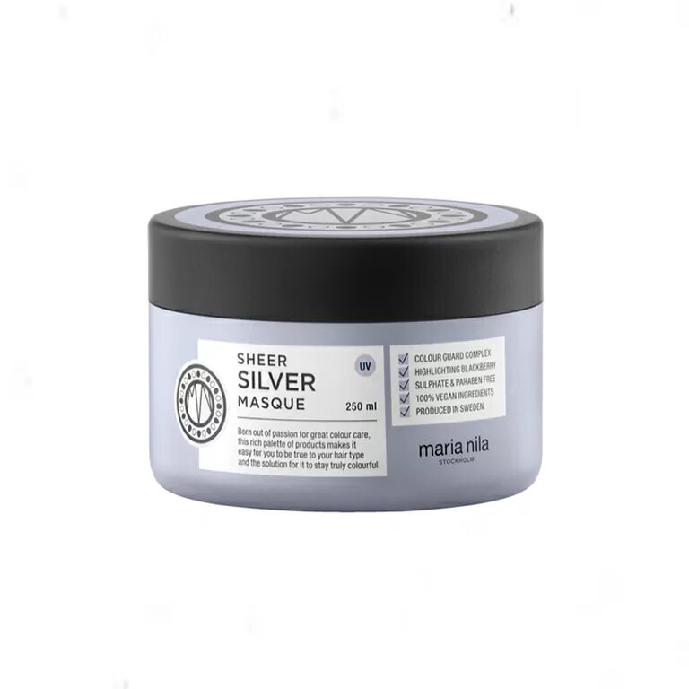MARIA NILA Sheer Silver Masque Маска Подлинное серебро 250 мл