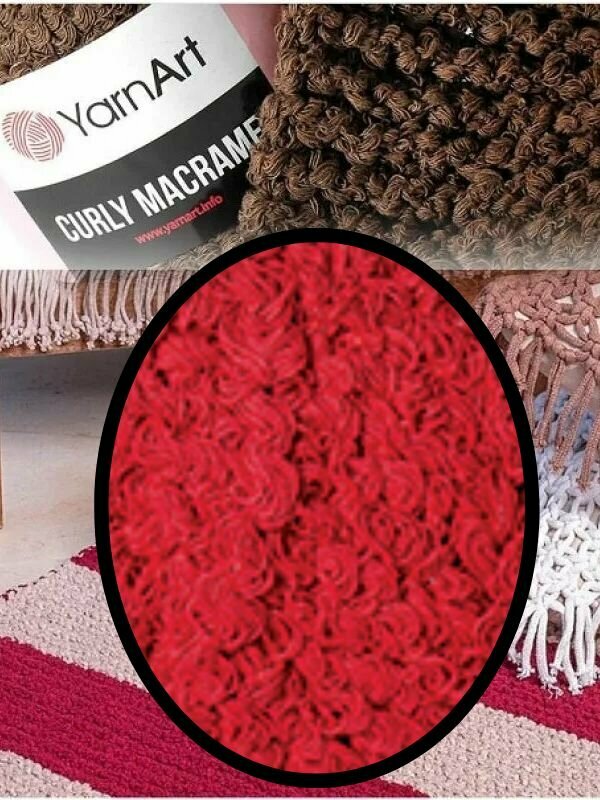 773 Пряжа YarnArt "Macrame Curly" (2шт*500гр.)