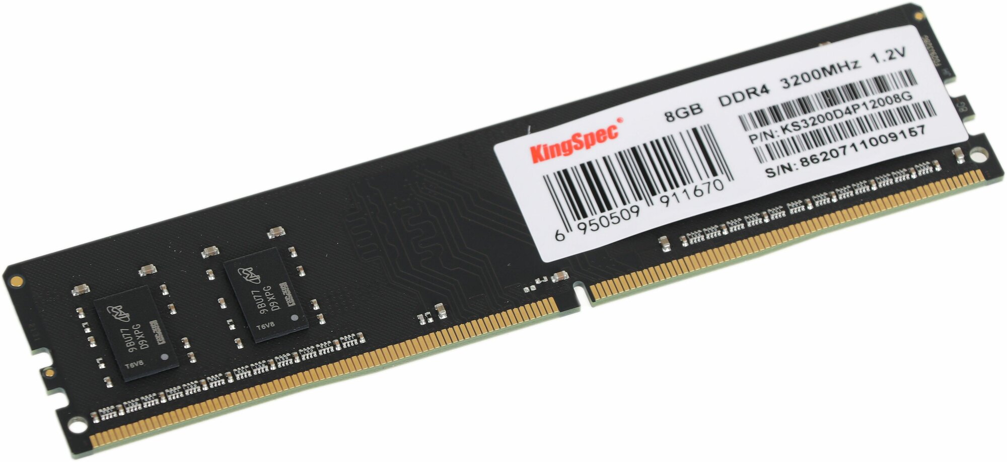Memory DDR4 8Gb 3200MHz Kingspec KS3200D4P12008G RTL LONG DIMM 288-pin 1.2В single rank