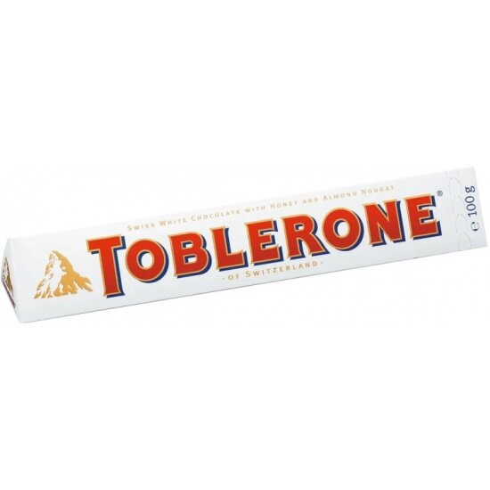 Шоколад Toblerone шоколад белый с медово-миндальной нугой 100 г
