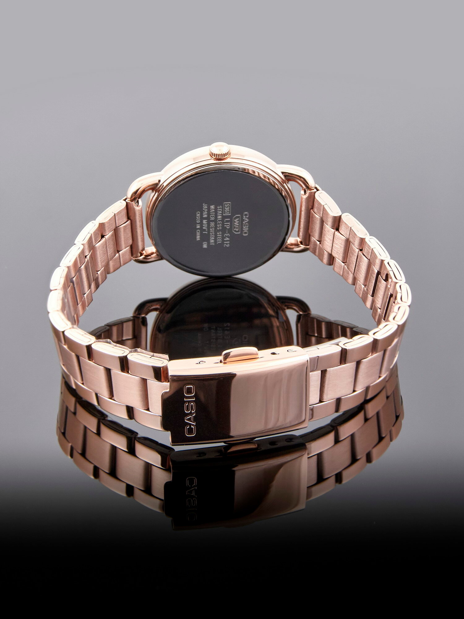Наручные часы CASIO Классика, розовое золото — фото 1