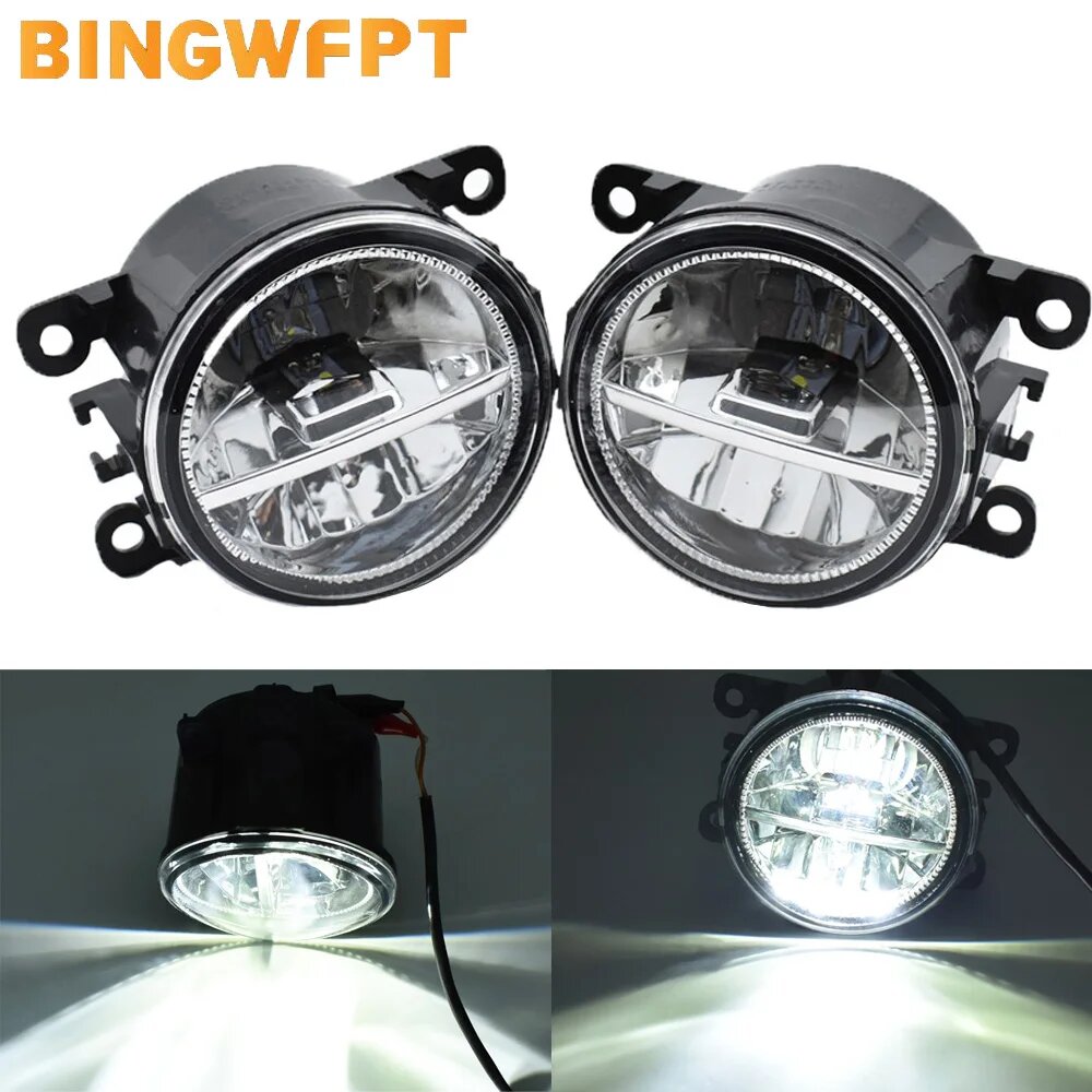 Новинка, фонари для противотуманных фар, H11 12 В, противотуманные фары в сборе, галогенные лампы для Renault Trafic, 2003 л, L4, дизельные, с турбонаддувом, 2004, 2005 LED-BM