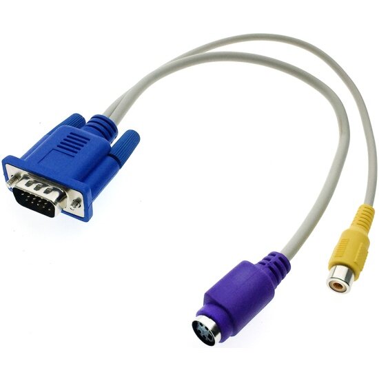 Видеоадаптер Espada VGA(M) to S-video, RCA