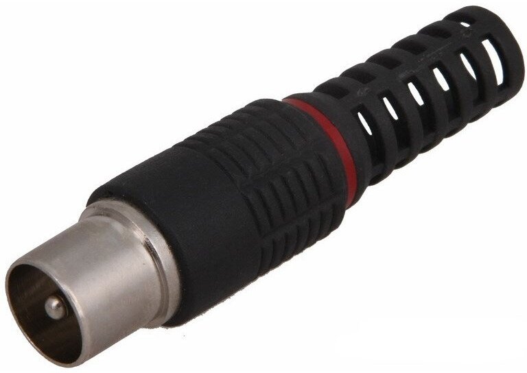 Разъем антенный Папа PROconnect 05-2042-2 штекер TV без пайки Черный (1 штука)