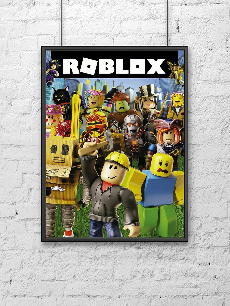 Постер для интерьера на стену (30х40 см). Игра Roblox