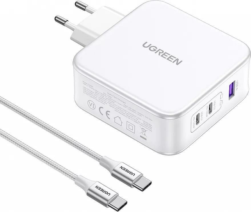 Зарядное устройство UGREEN CD289 (15339) Nexode 140W USB-A+2*USB-C Белый