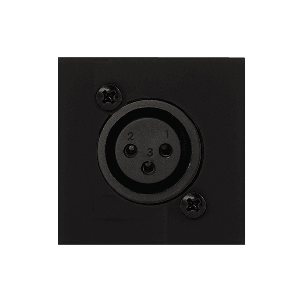 Audac CP45XLFS/B- Модуль настенной панели с разъемом XLR (розетка) – Phoenix, черный