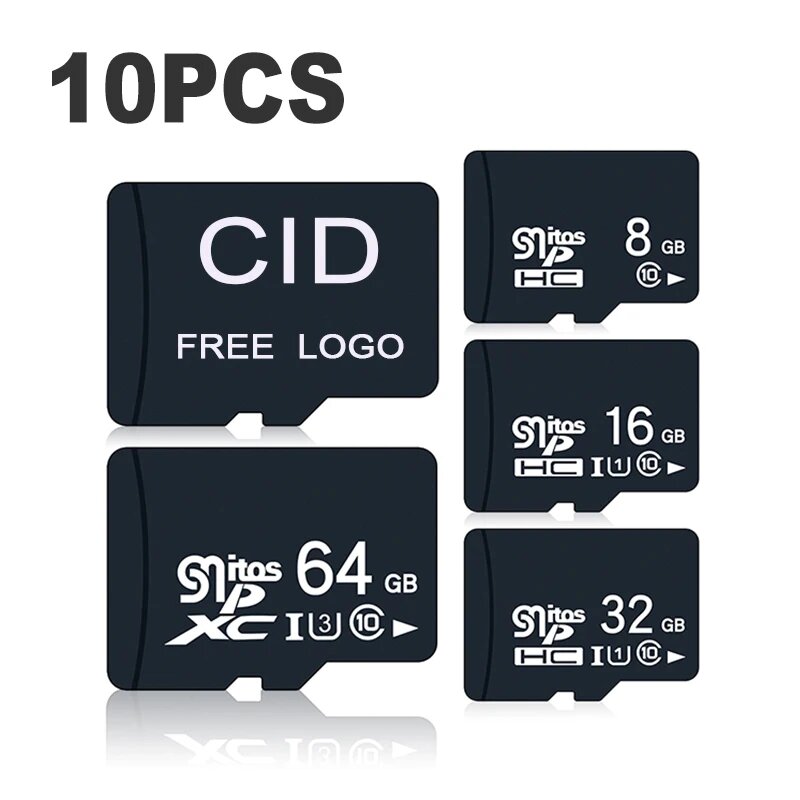 Карта памяти Micro SD 8/16/32/64 ГБ CID-2GB-10PCS для GPS