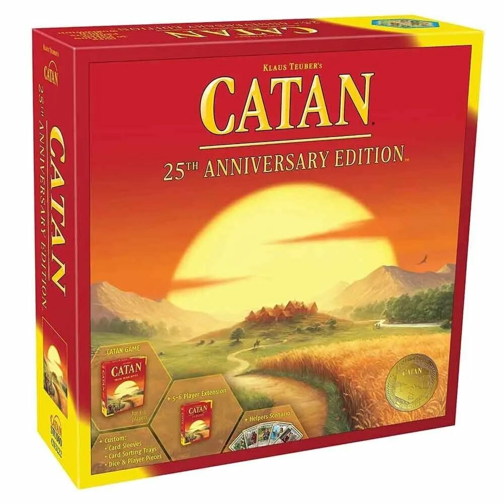 Настольная игра CATAN Board Game 25th Anniversary Edition