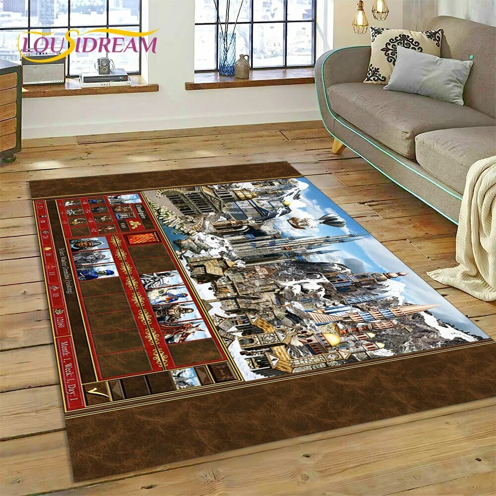 Коврик LOUSIDREAM Heroes of Magic, 200x160cm, коричневый