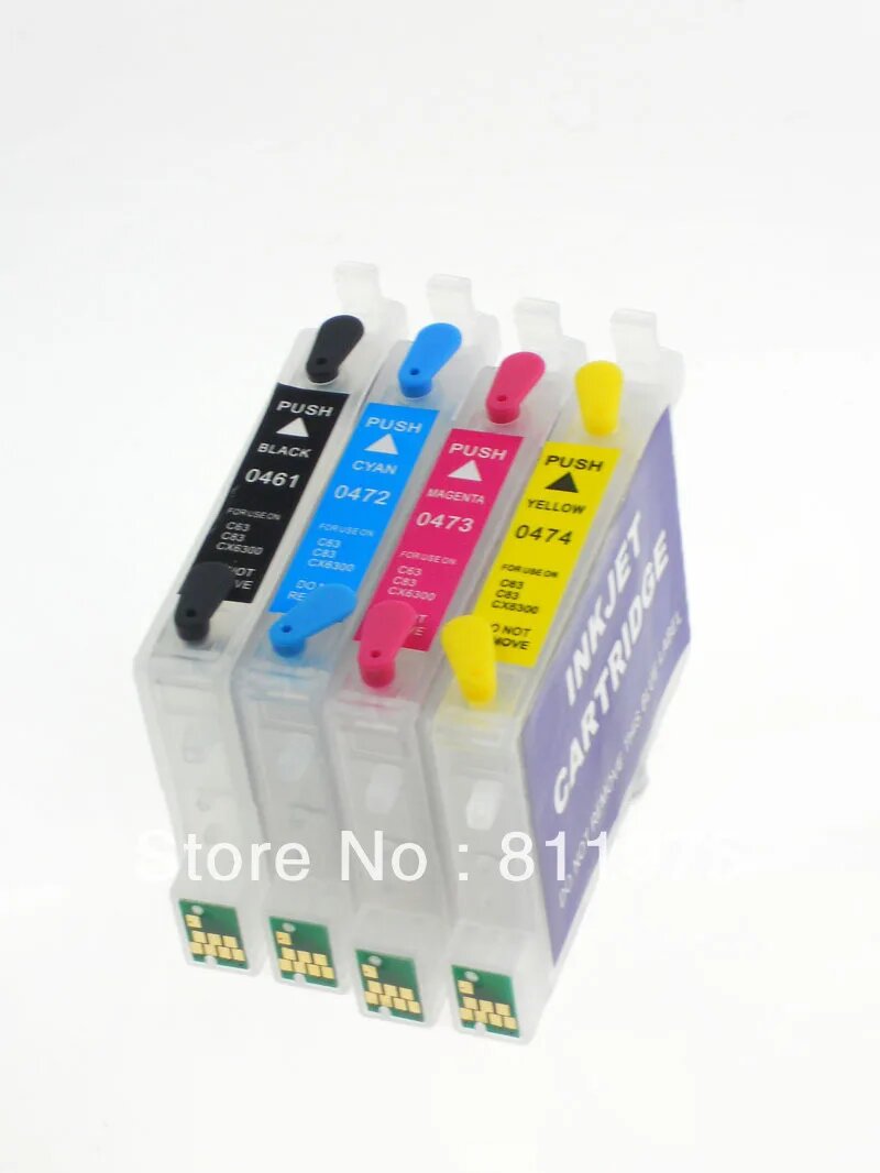 BLOOM Многоразовые чернильные картриджи для EPSON STYLUS C67 C87 CX3700 CX4100 CX4700
