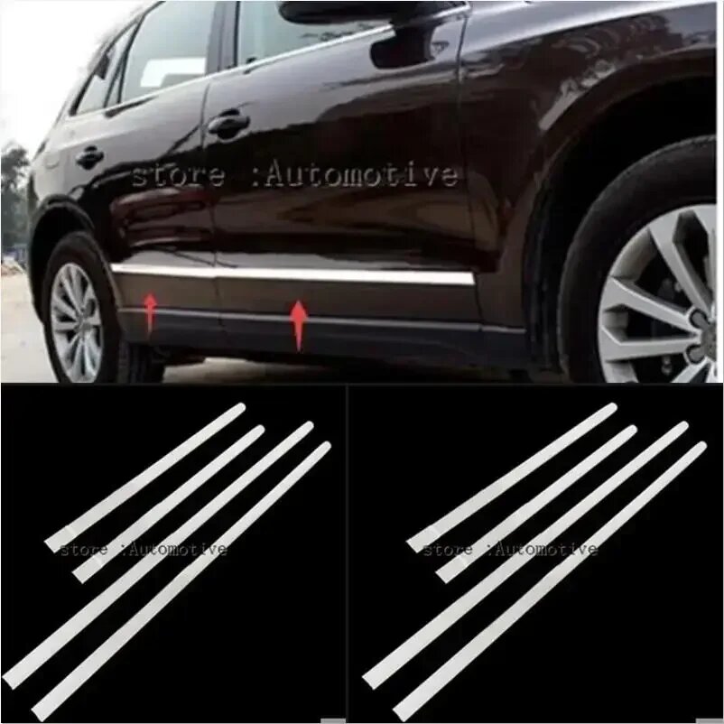 Новая хромированная отделка корпуса двери из нержавеющей стали для Audi Q5 2009 2010 2011 2012 2013 2014 2015 2016