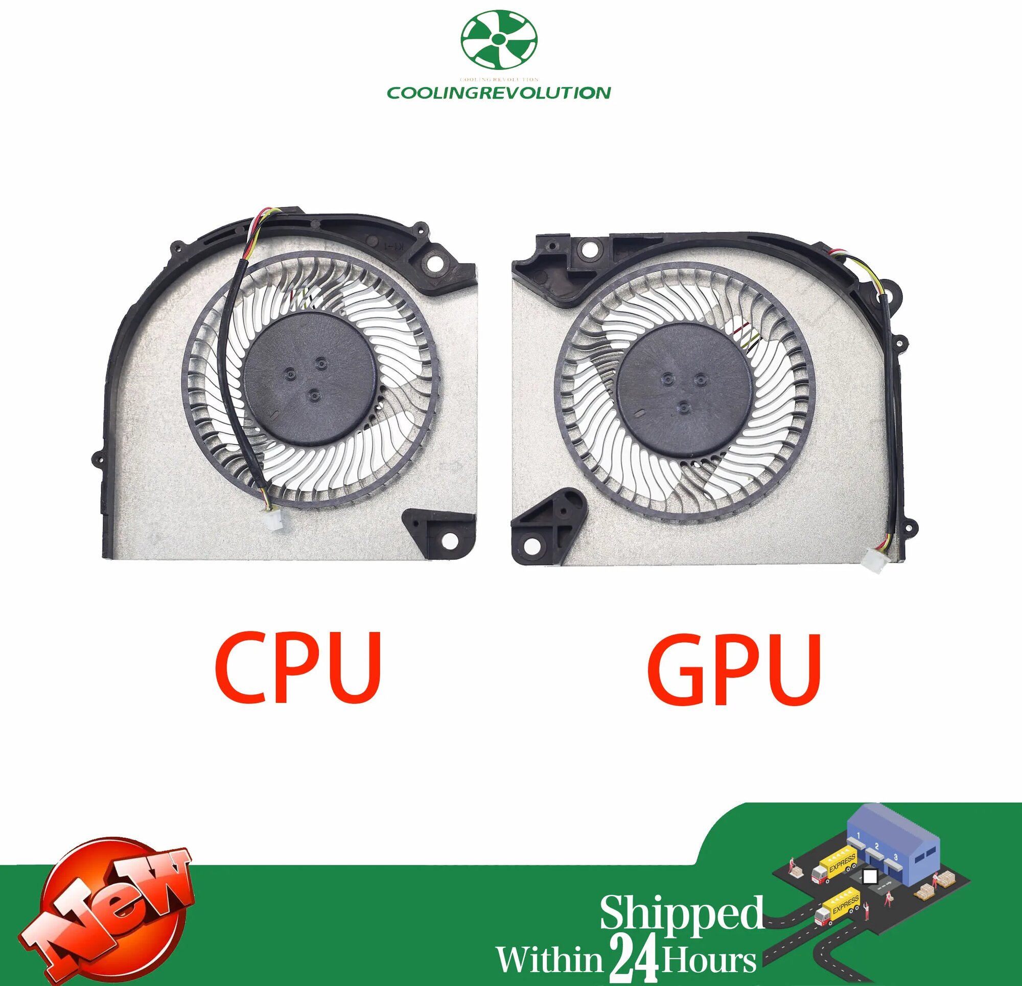 Вентилятор охлаждения для ноутбука COOLING REVOLUTION P. PSSA-7NK-240-GP2-B, Цвет: GPU Fan