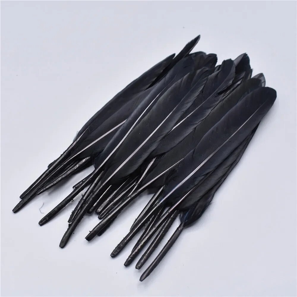 Натуральные красные утиные перья WyFeay 10-15 см