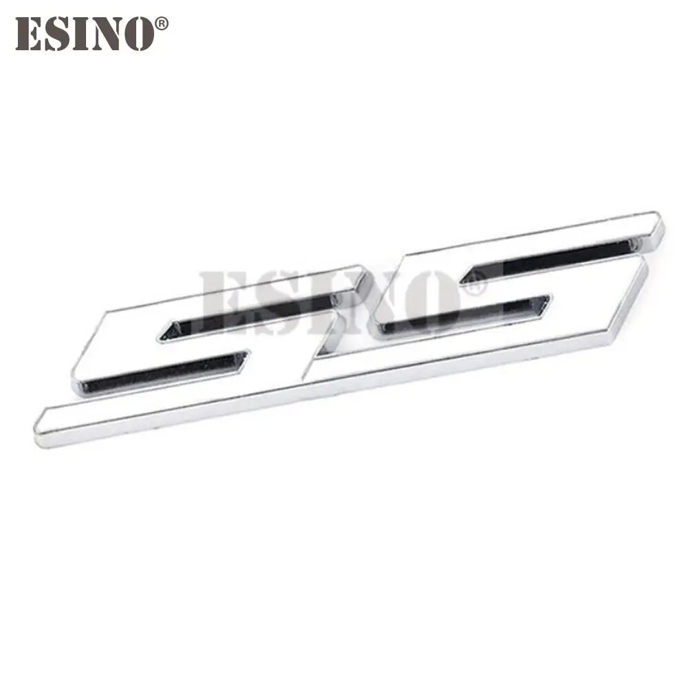 Эмблема Chevrolet SS, значок на решетку, металл, хром