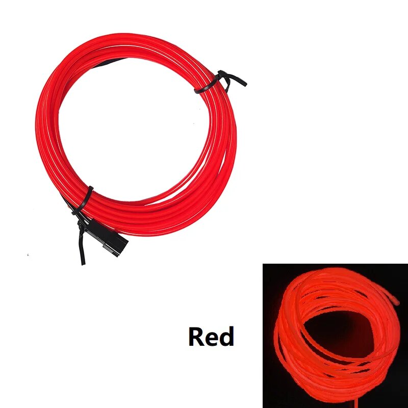 Неоновая светодиодная лента ZXJSG синяя Красный, Red, 5m