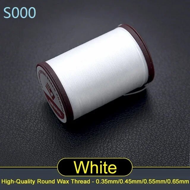 Восковая нить Tepoztec для кожи 0.35mm Diameter, Белый, S000 - White