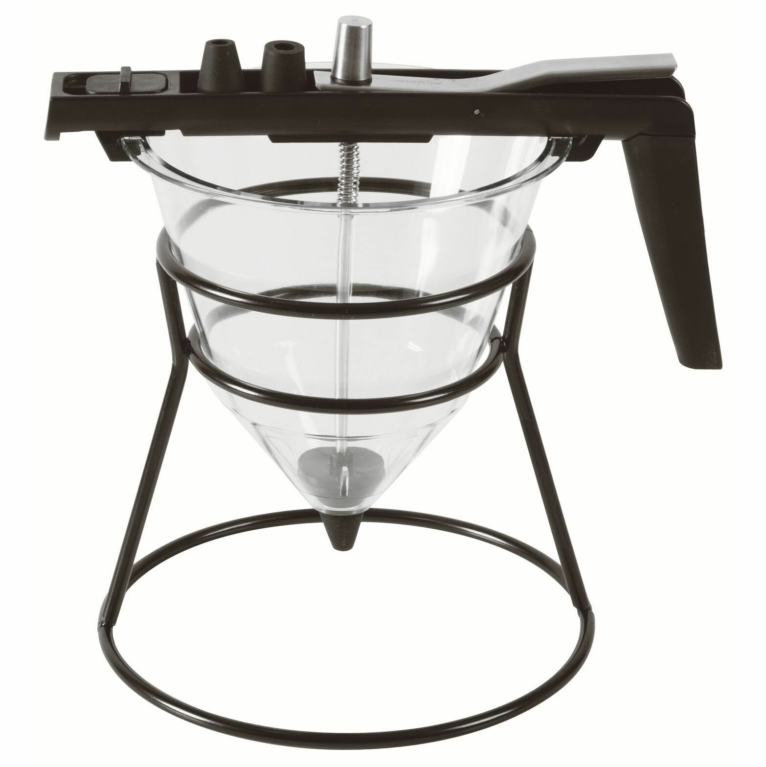 Кондитерская воронка-дозатор ручная, 14х20 см, 0,8 л, пластик, Ghidini.