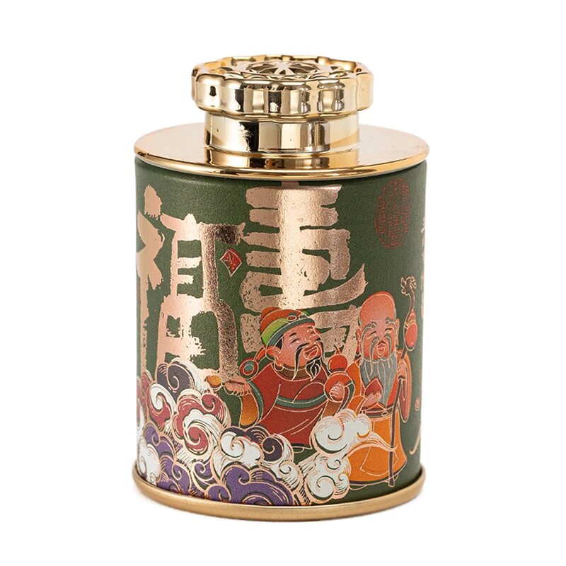 Стальная мини-банка для чая as pic