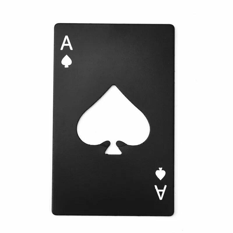 Карта игральная Ace of Spades, черная