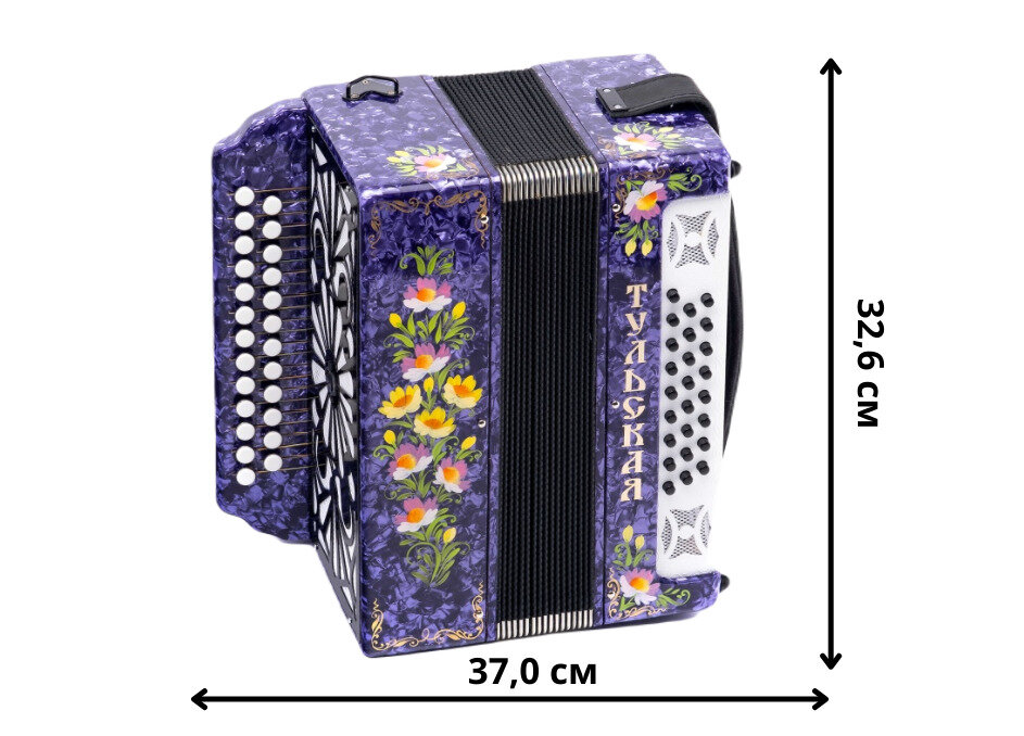 Гармонь "Тульская"-301М 25х25-III Тульская Гармонь G-21-PR