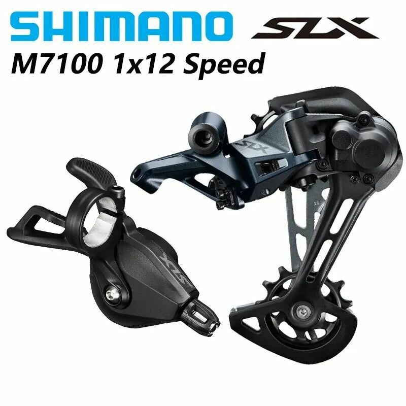 SHIMANO SLX M7100, горный велосипед, правый переключатель SL, задний диск RD