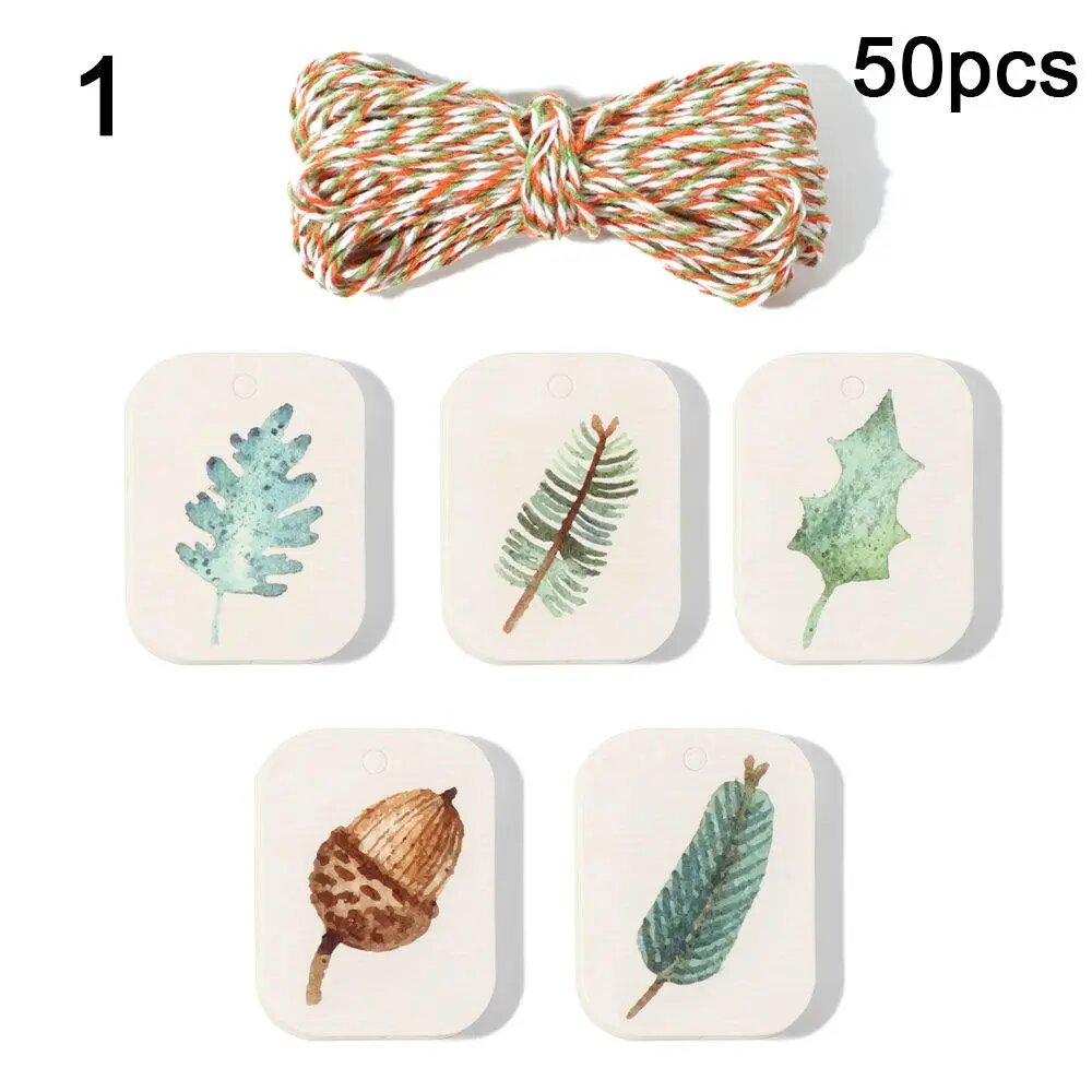 Рождественские бирки из бумаги