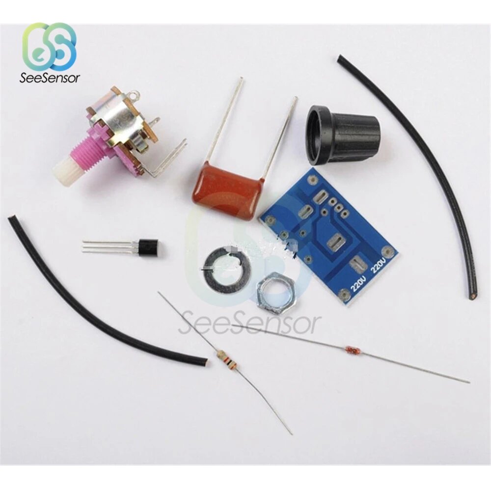 Диммер модуль 220В 100Вт с потенциометром