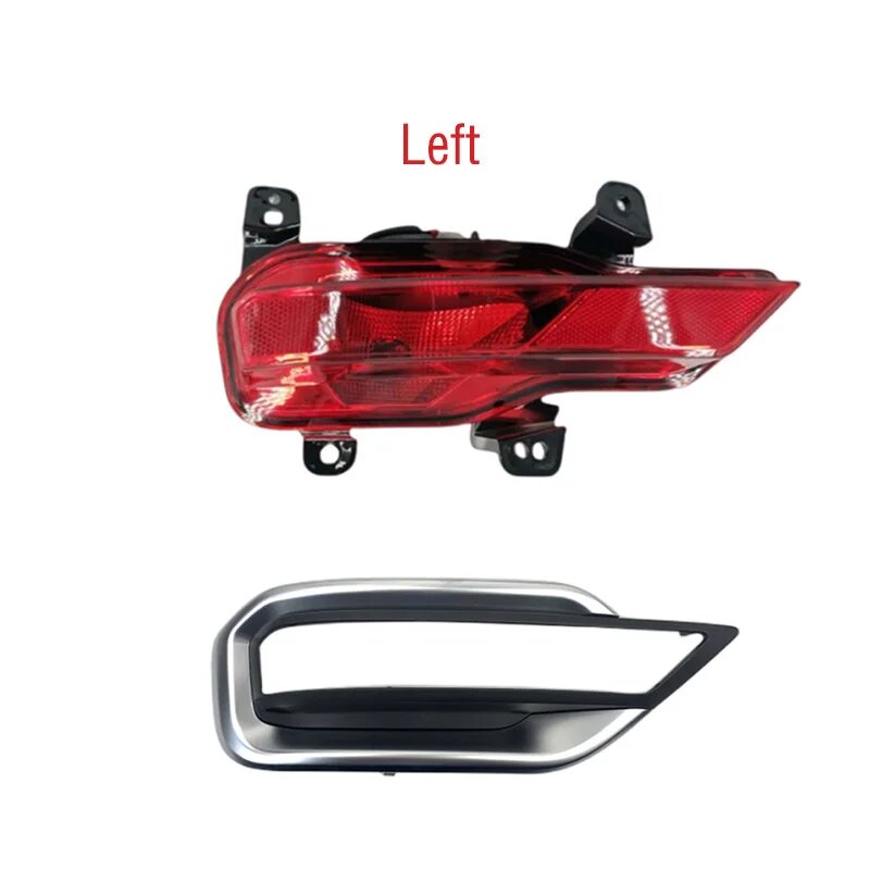 Для Changan CS35 Plus 2018 2019 Автомобильный задний бампер, противотуманный фонарь, задний стоп-сигнал, световая рамка, отделка крышки капота Lamp and Cover Left