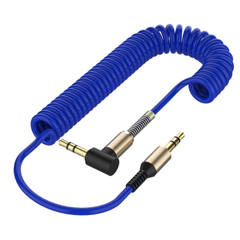 Аудиокабель 3.5 мм Blue штырь-штырь
