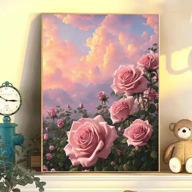 Вышивка крестом, набор для вышивания крестом, канва 11CT 60x80 см, полная зашивка (без подрамника, без рамы)