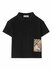 Рубашка BURBERRY, размер 80, черный