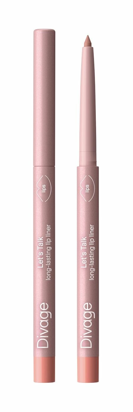DIVAGE Карандаш для губ автоматический Let’s Talk long-lasting lip liner, 0,26 г, 03