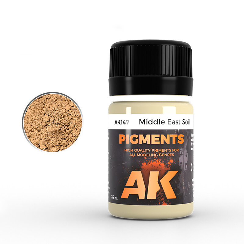 Аксессуар для Warhammer AK Interactive Pigments MIDDLE EAST SOIL AK147 35 мл