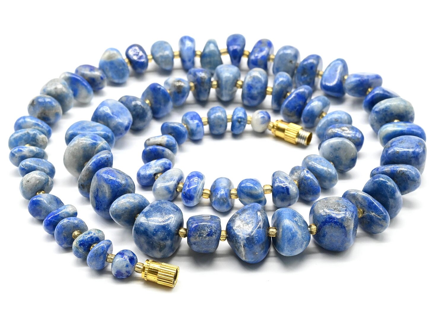 Бусы, лазурит