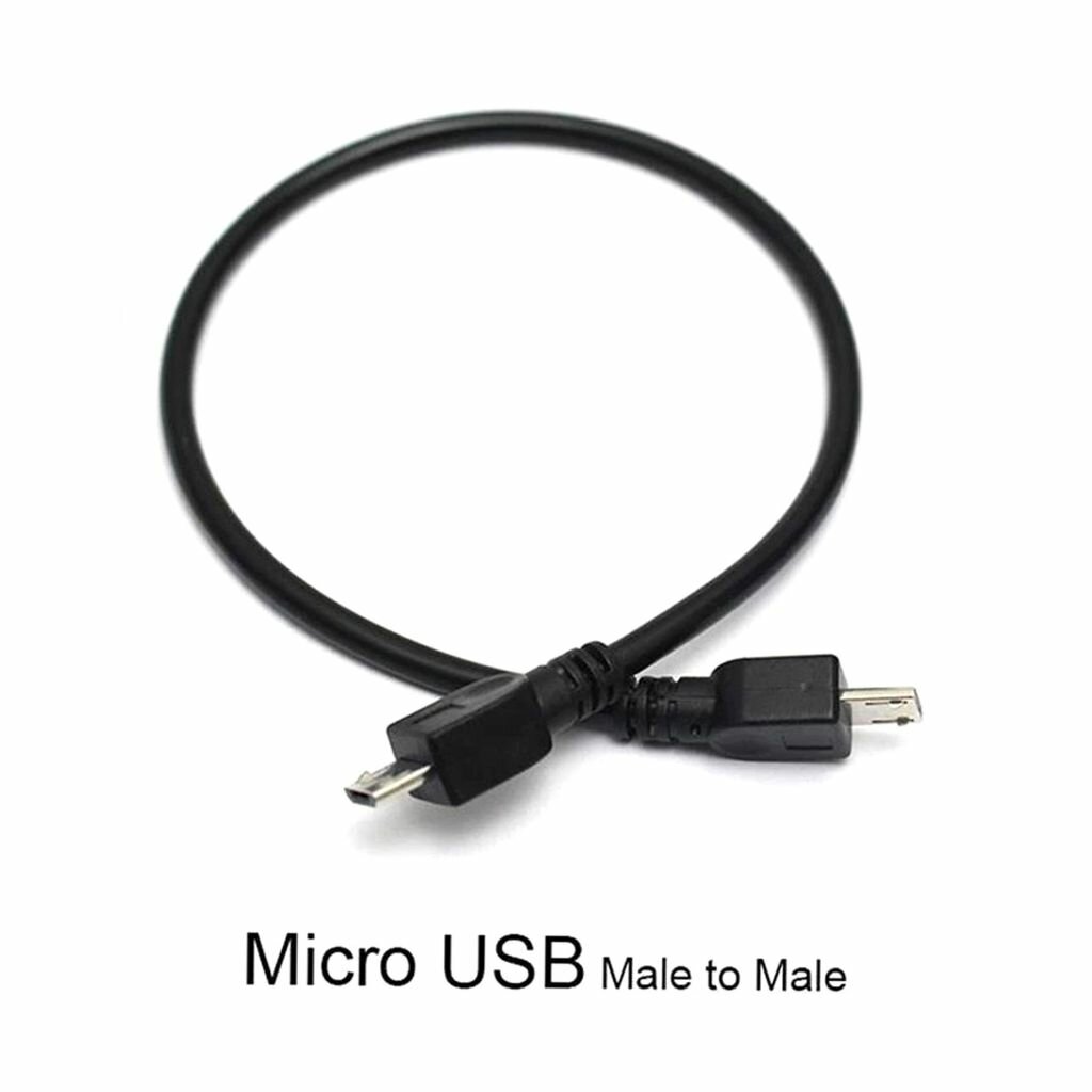 25 см Micro USB-папа на 5-контактный преобразователь OTG-адаптер, кабель для передачи данных, черный