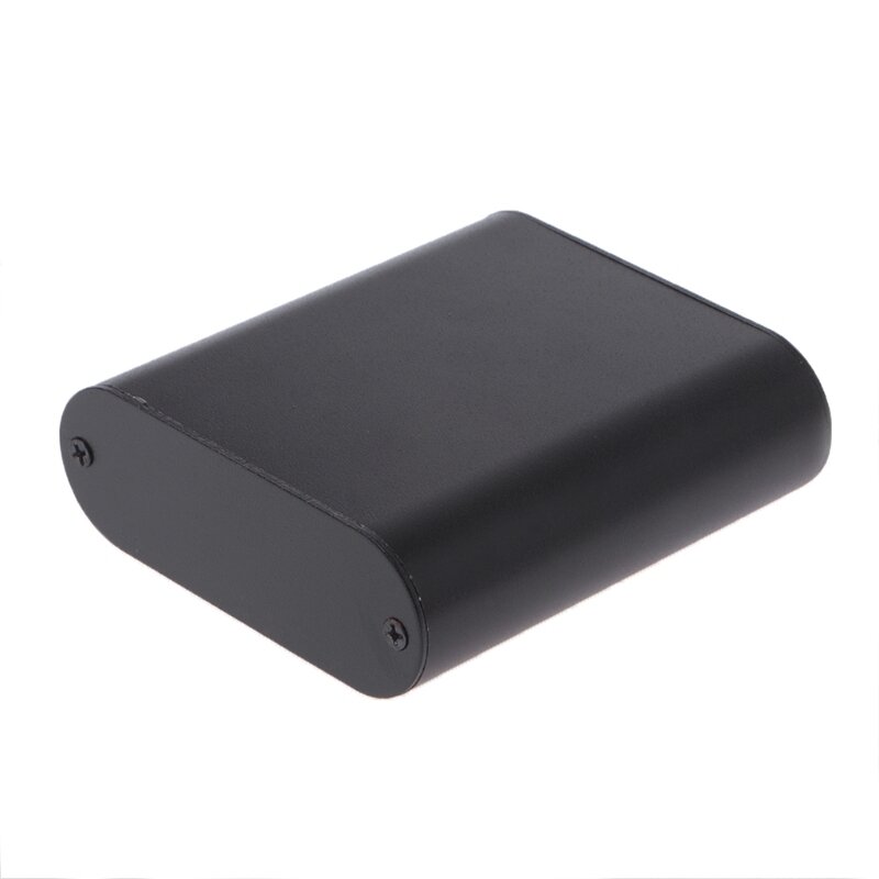 Черная алюминиевая коробка 75*70*24 мм