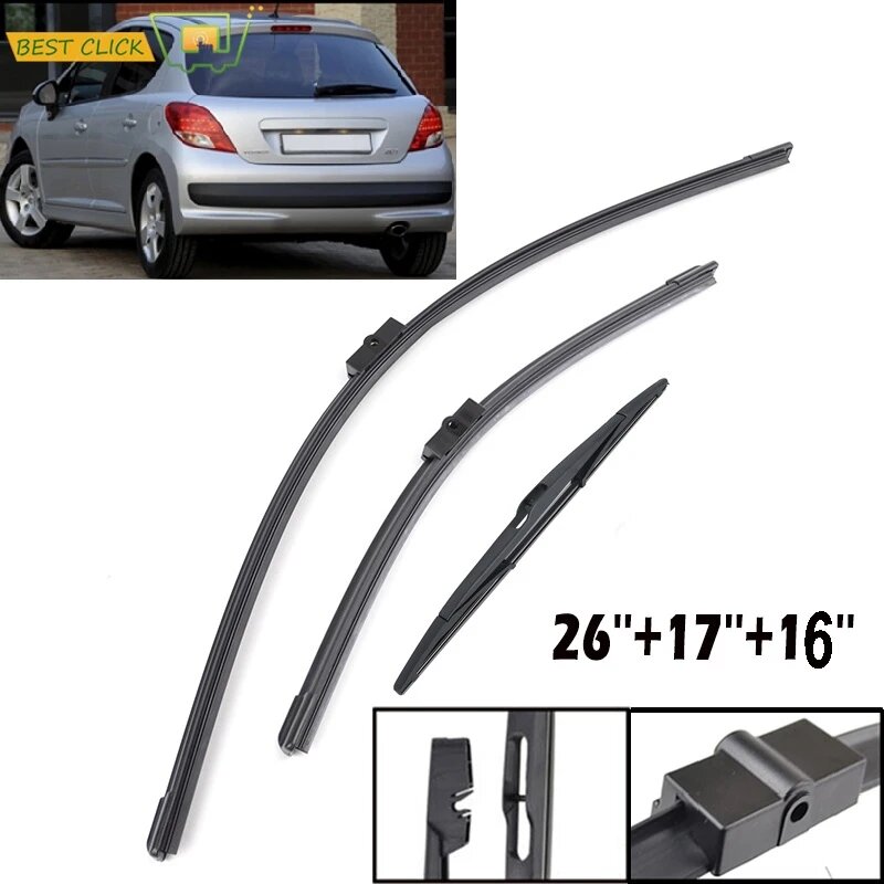 Щетка стеклоочистителя для Peugeot 207 Hatchback 2006 2007 2008 2009 2010 2011 2012