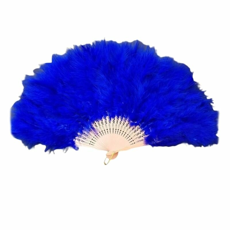 Веер из перьев-Королевский синий-B 25 штук