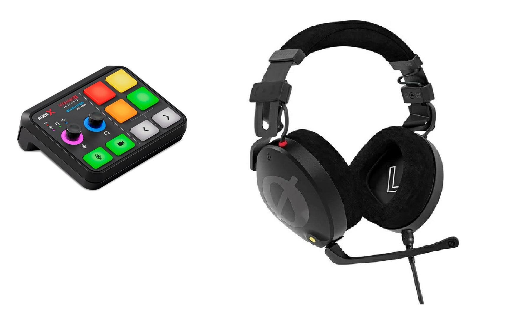 Аудиоинтерфейс Rode STREAMER X (в комплекте гарнитура NTH100M)