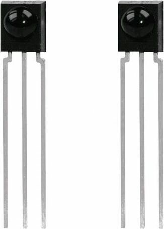 ИК-приемник Vishay TSOP2238 Миниатюрный 38кГц, 2,5-5,5В, 90 град, 1 шт