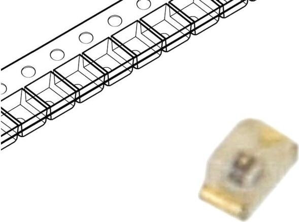 Светодиод KINGBRIGHT KPHHS-1005SURCK LED SMD 0402 красный 120-220мкд 1x0,5x0,5мм 120 град. 1,95-2,5В 1шт