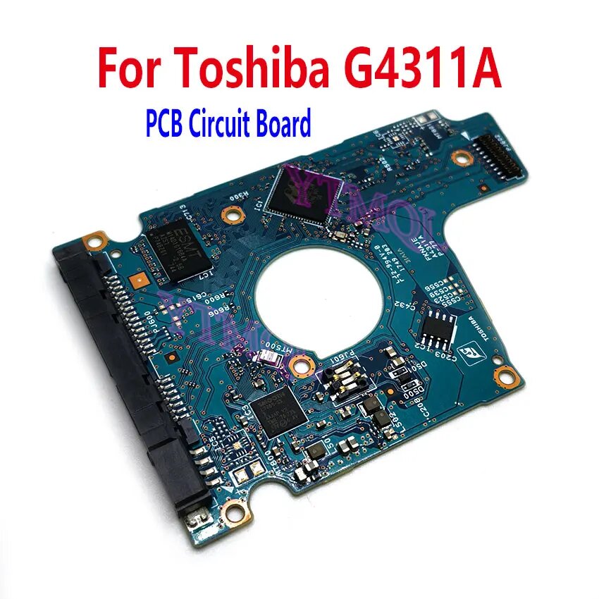 Печатная плата/Логическая плата для жесткого диска Toshiba G4311A SATA 26PIN 4P + 7P + 15PIN SMT разъем, 1 шт.
