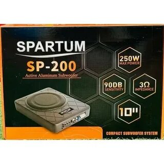Сабвуфер активный (под сидение) SPARTUM SP-200 10"