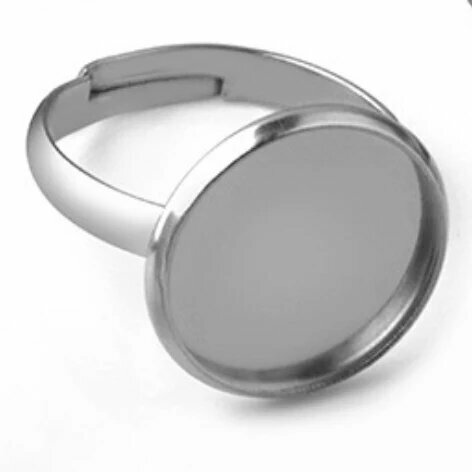 Пустые основы для колец из нержавеющей стали REGELIN, 10 шт, 8-20 мм 18mm blank base