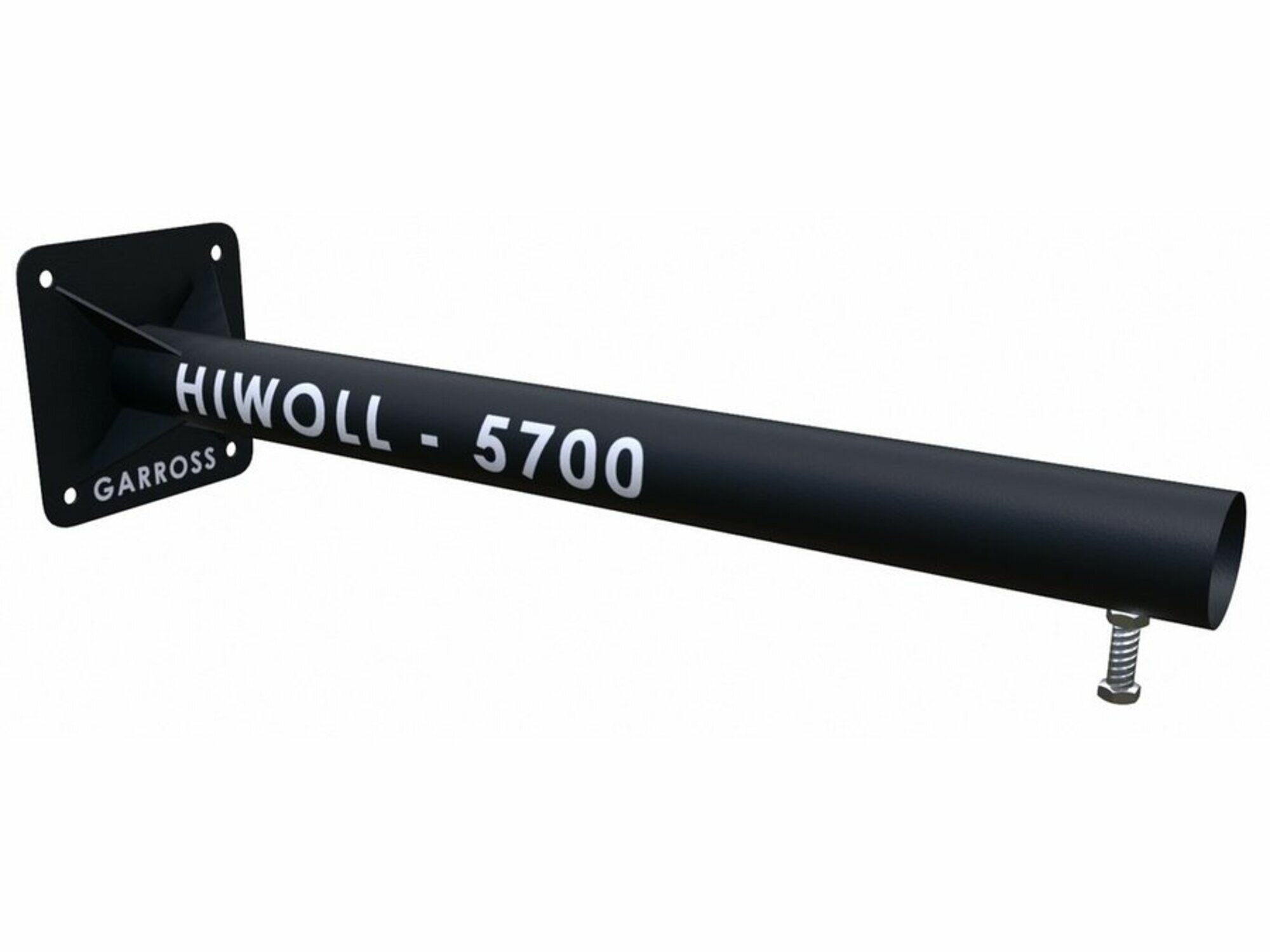Кронштейн "HIWOLL-5700BK" чёрный элемент к стене для видеокамер и прожекторов